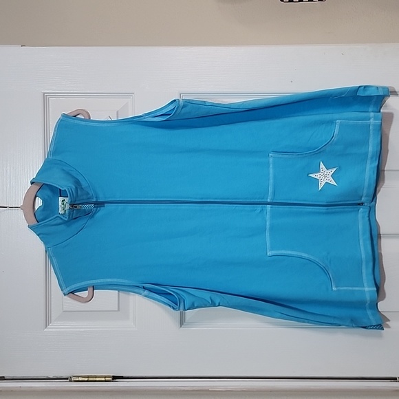 Quacker Factory | Jackets & Coats | Quacker Factory Full Zip Star Vest ...